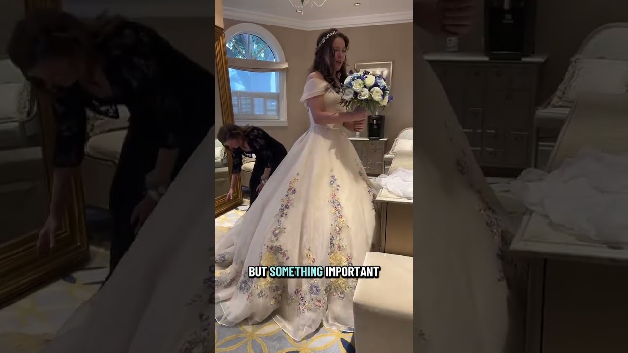 Inside the Disney Wedding Pavilion bridal suite at our Disney Fairytale Weddings 10 year vow renewal