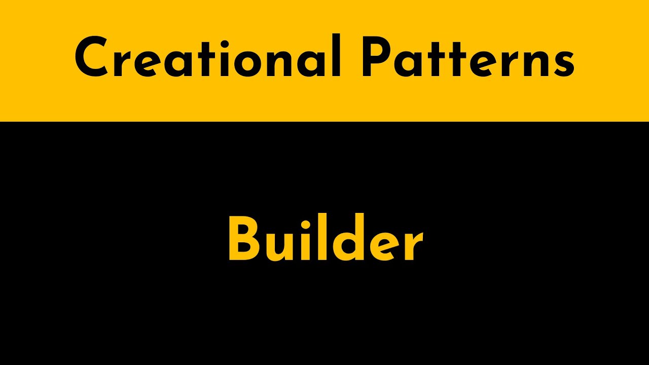 The Builder Pattern Explained and Implemented in Java | Creational Design Patterns | Geekific