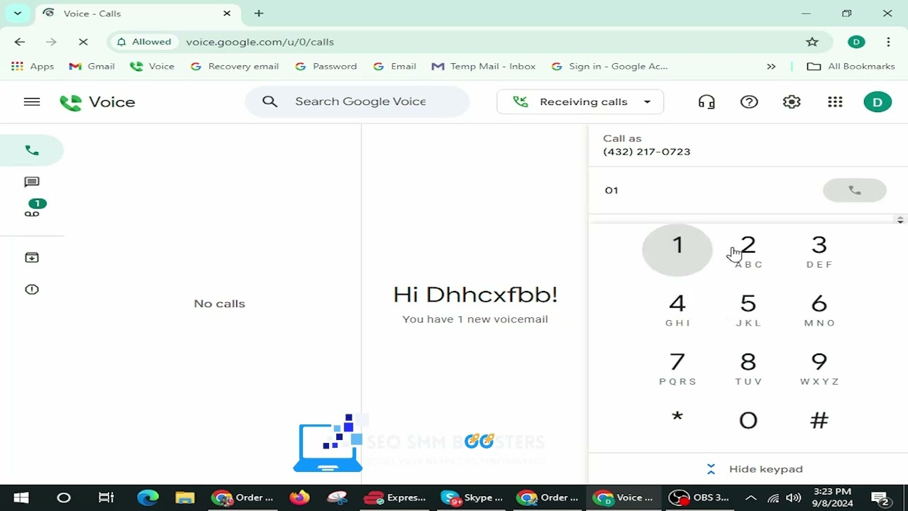 How to login Google voice account? Used PVA Account (GV)