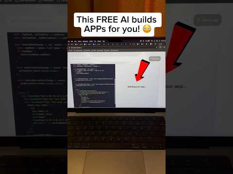 This FREE AI creates APPs for you! ???? #ai #artificialintelligence #aitools #aihacks #chatgpt #tech