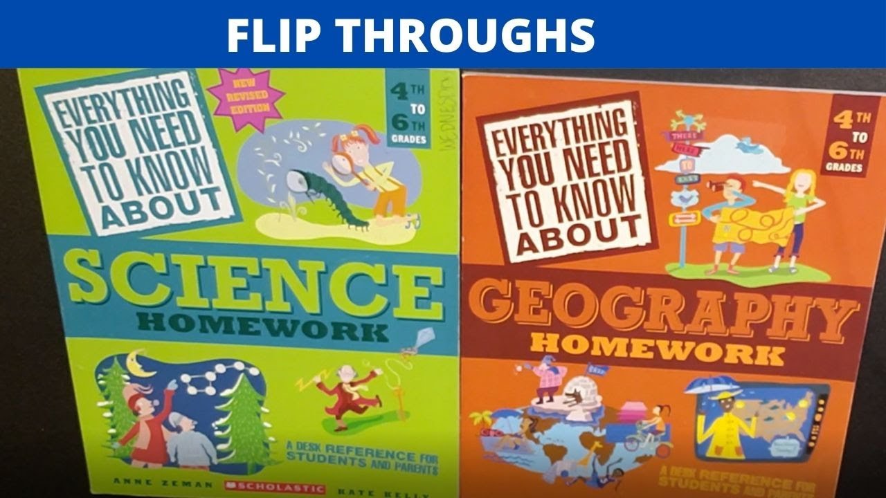 Everything You Need to Know About FLIP THROUGH // Science and Geography // 4th - 6th Grade Workbooks