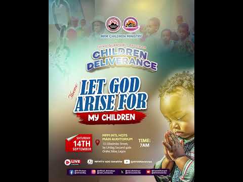Join us for a powerful event of life transformation tomorrow @ MFM Headquarters.