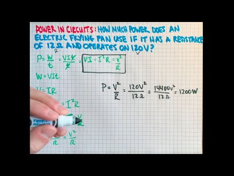 How to Calculate Power in Electrical Circuits