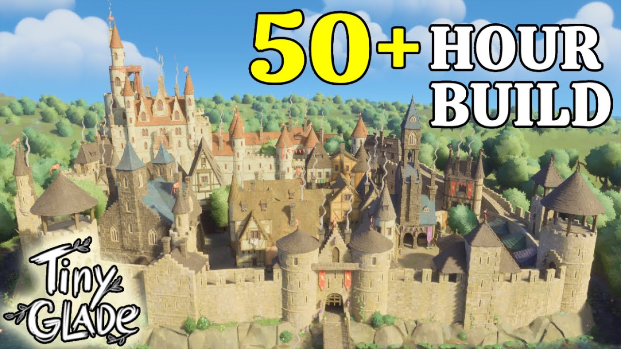 Tiny Glade Medieval Town Timelapse & Showcase!
