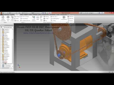 [How To Make] Pin/ Key Connection, Spy/ Pengunci | Autodesk Inventor ...
