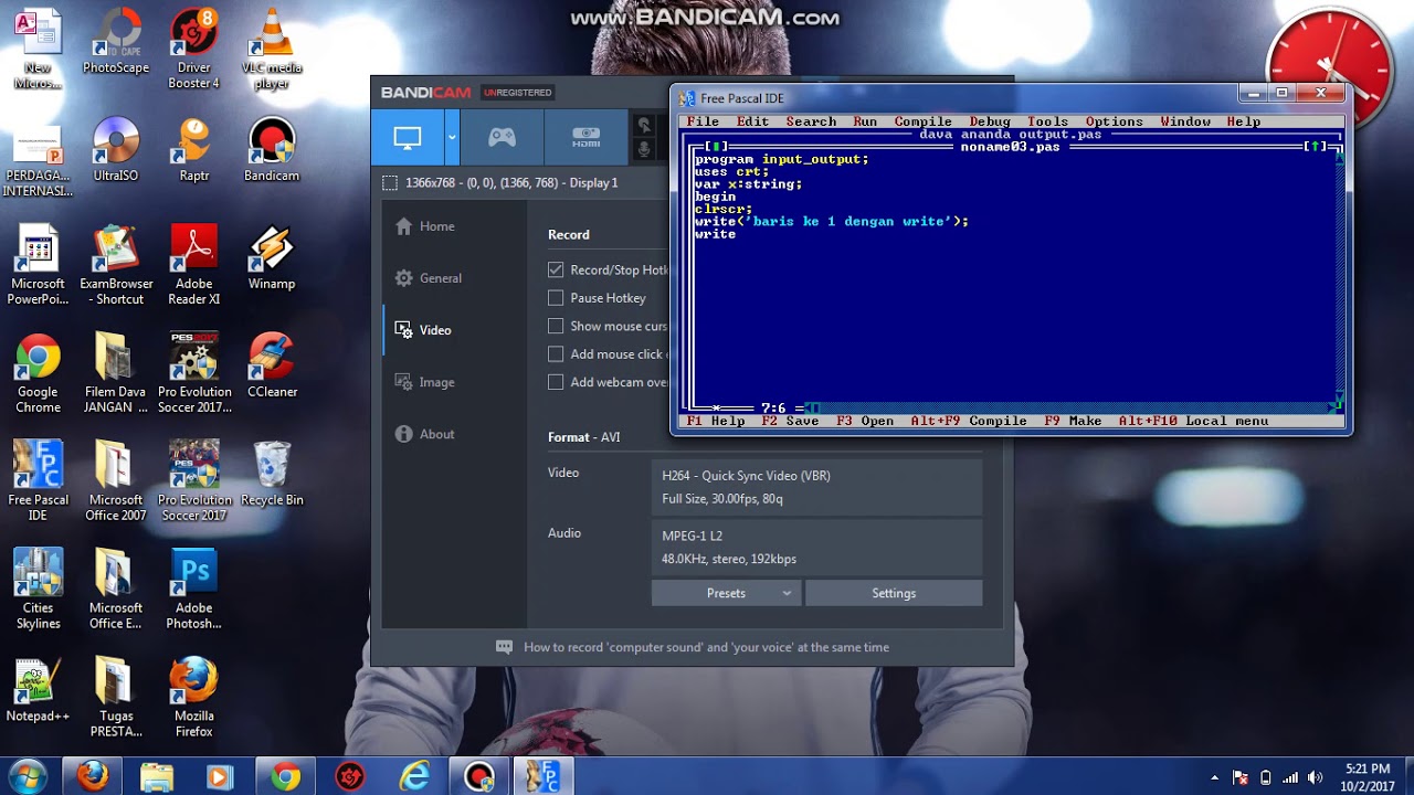 Tutorial  free pascal  input output