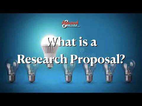 What is a Research Proposal?