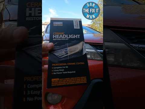 "Game-Changer for Restoring Headlights." - CERAKOTE® Ceramic Headlight Restoration Kit! #ASMR