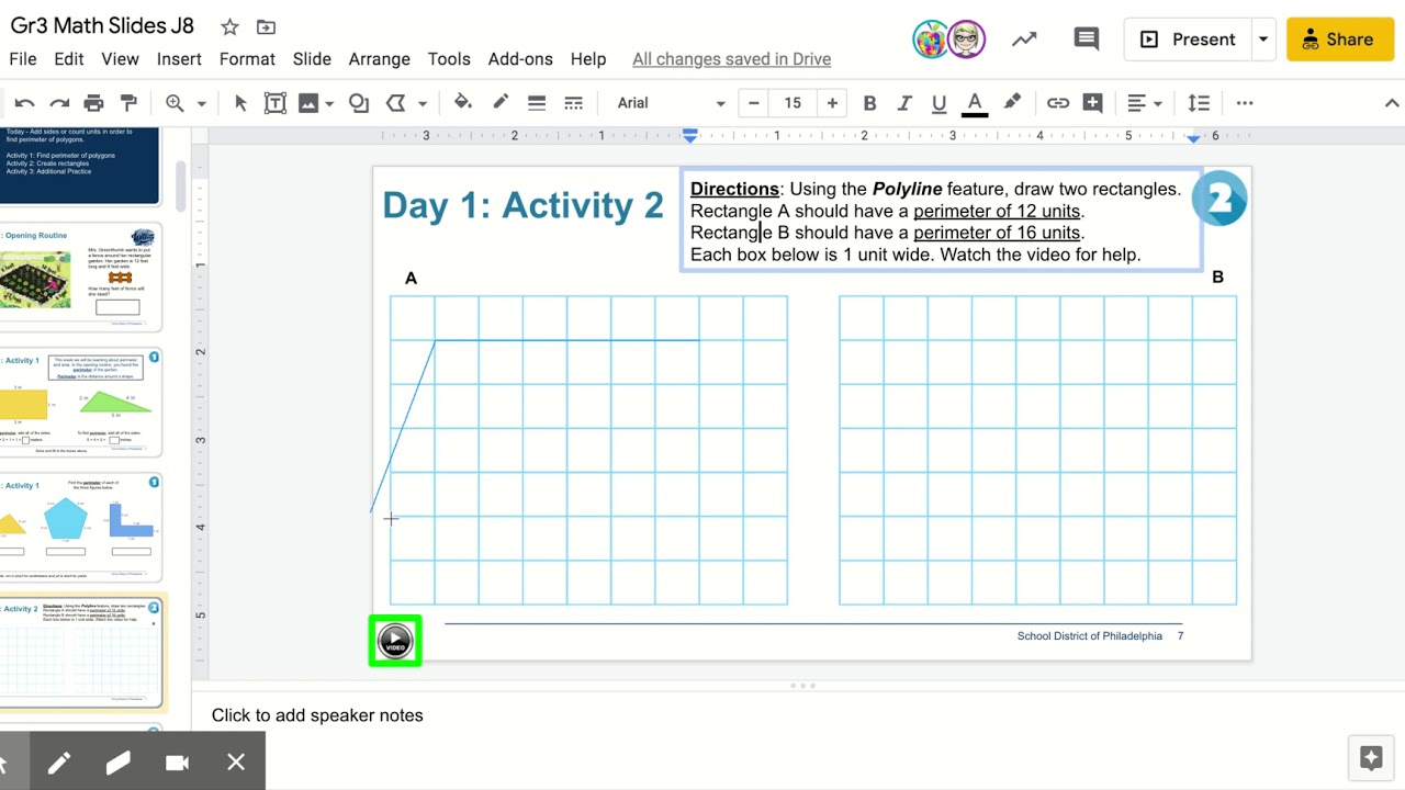 Gr3 Math Slides J8 - Google Slides