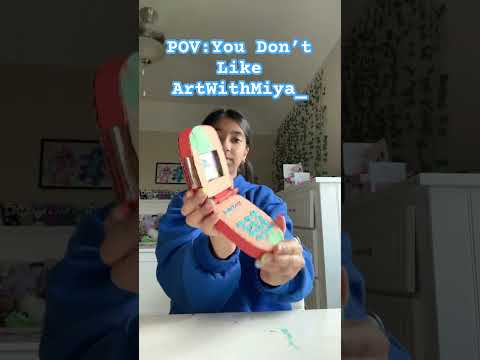 Flip phone diy I love ArtWithMiya💗@ArtWithM1ya #viral #art #artactivity #flipphone #artwithmiya