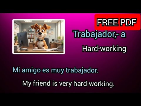 Learn 40 Must-Know Spanish Adjectives for Beginners | Learn Spanish Vocabulary Fast! 🇪🇸✨️