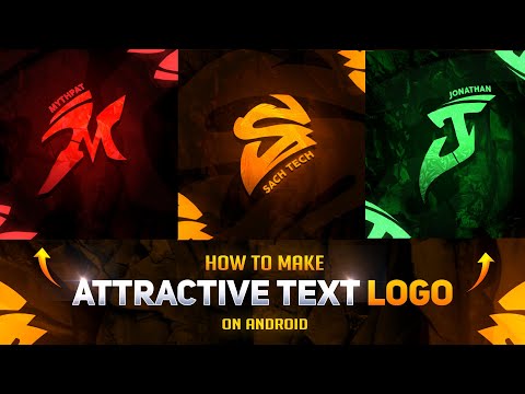 Make This Attractive🔥 Text Logo in Android | Create Text Logo | Text Logo Tutorial in Android