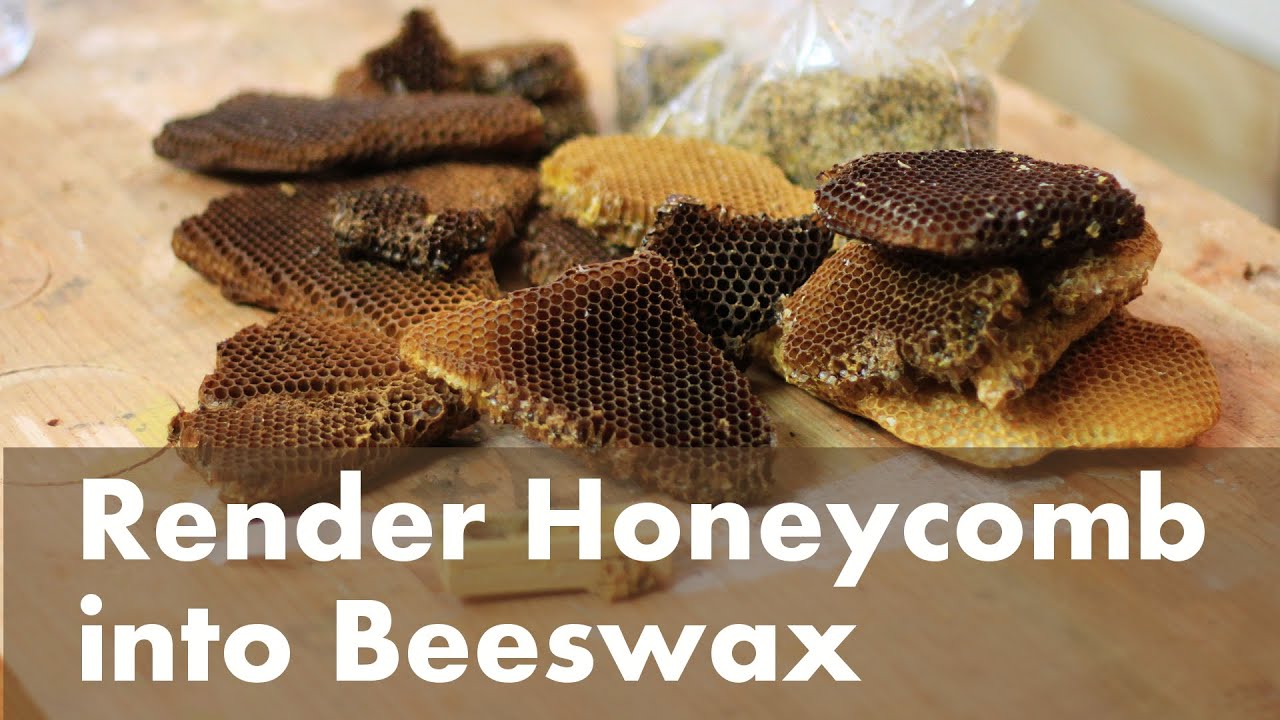 How To Render Beeswax from a Honeycomb