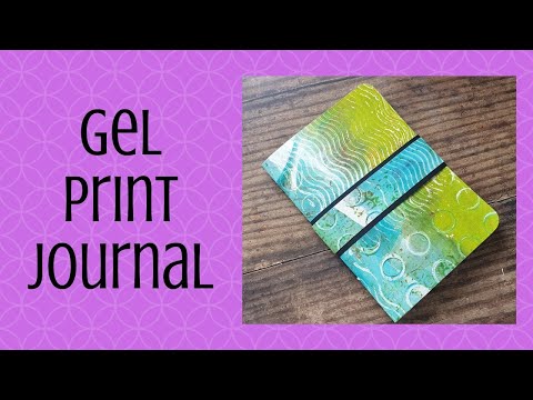 Gel Print Journal - Printing on Different Types of Papers