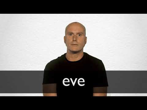 How to pronounce EVE in British English