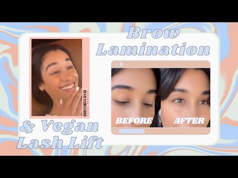What is a Brow Lamination and Lash Lift? Worth it?? Cruelty-Free Beauty Adventures | Nisha Balsara