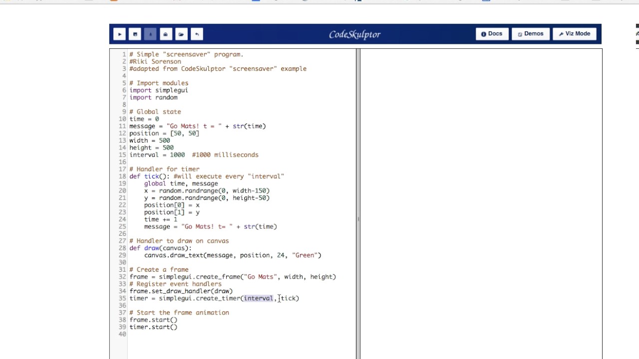 python timer helper video