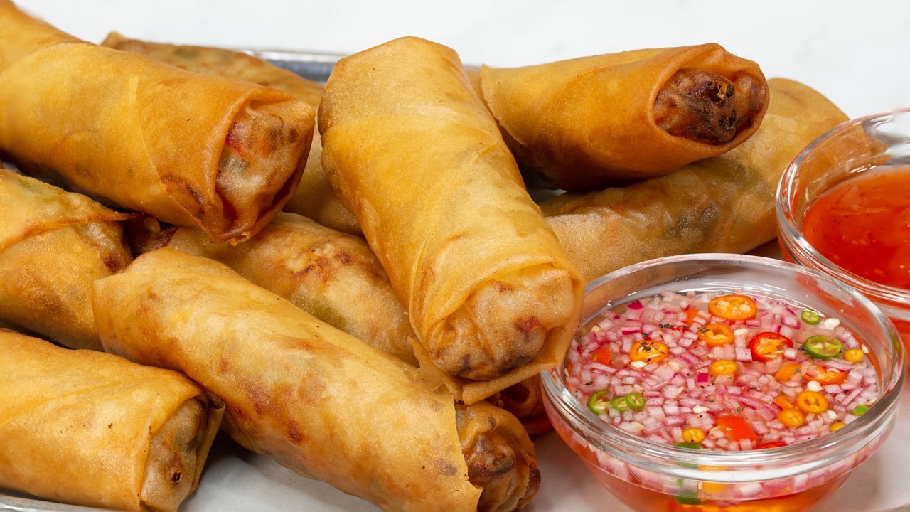 Lumpiang Gulay Recipe | Crispy Filipino Vegetable Spring Rolls