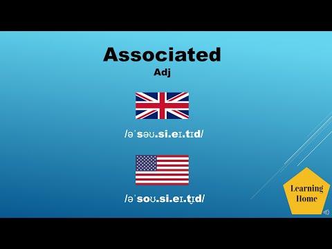 Associated meaning pronunciation and synonyms #Shorts