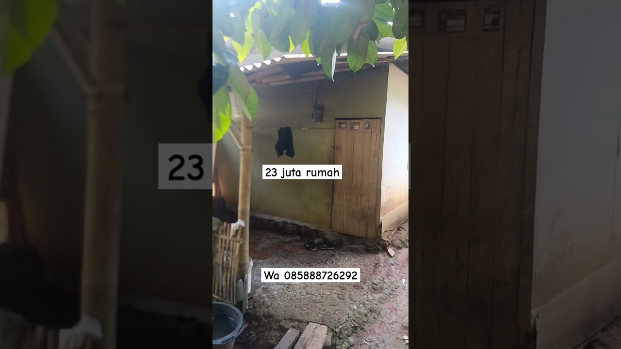 JUAL RUMAH MURAH 23 JUTA AKSES MOTOR