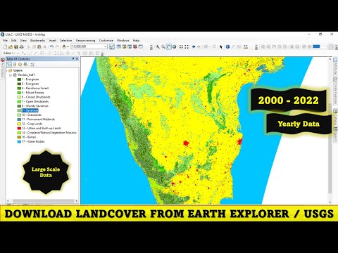 Download Free Land Cover data from Earth Explorer / USGS