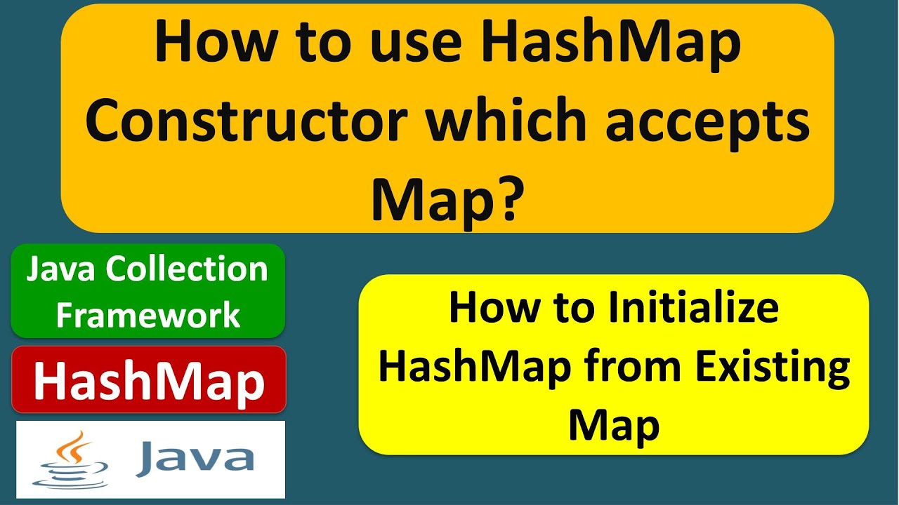How to use HashMap Constructor which accepts Map? | Java Collection Framework
