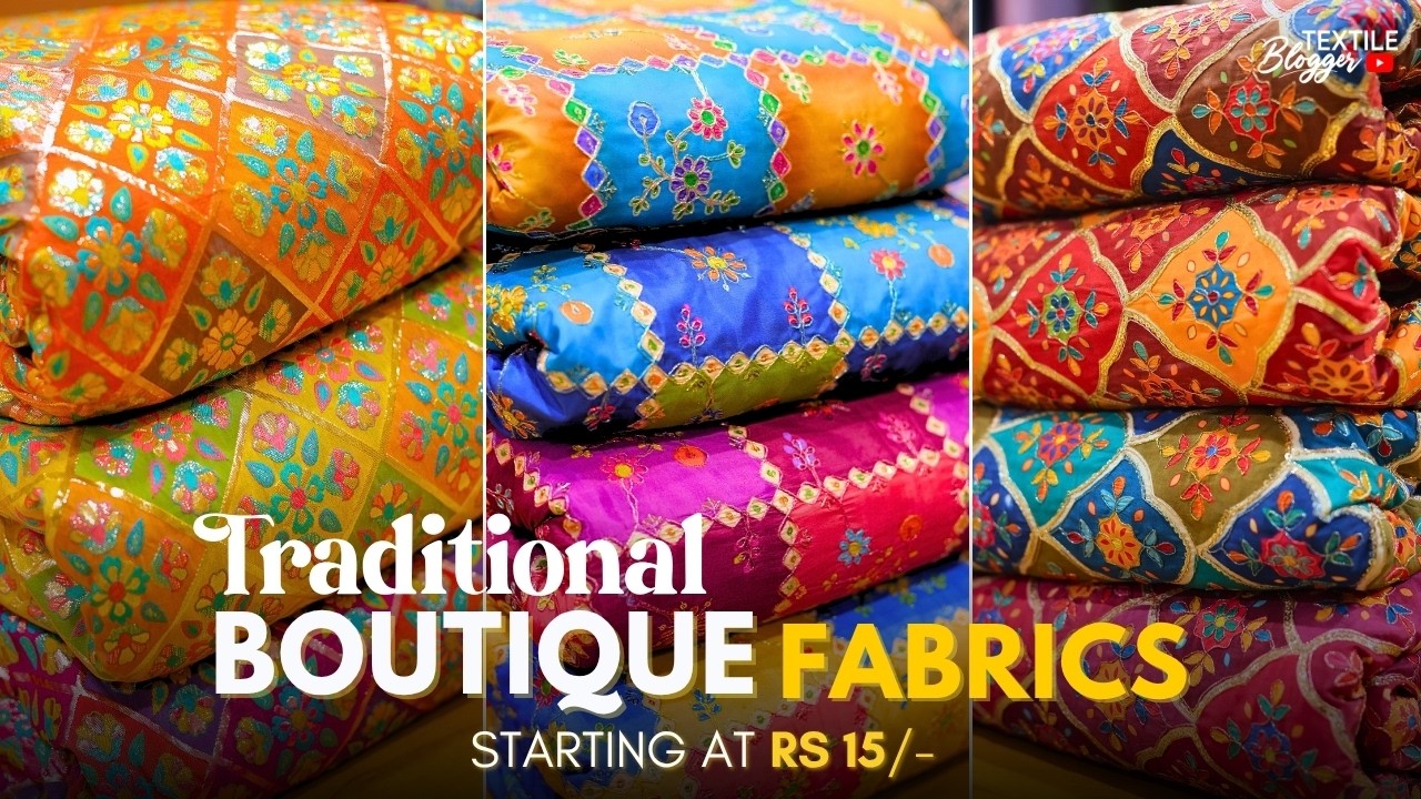 New Latest Designer Imported Fabrics | Boutique Fabrics Wholesaler At Surat | surat wholesale market