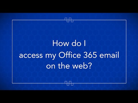 UK Online Learning: Office 365 Email Access on the Web