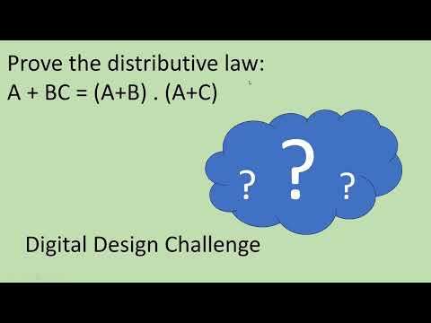 Distributive law in Boolean Algebra