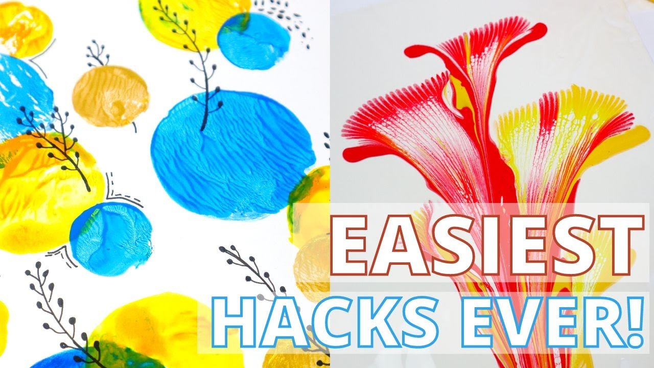 21 Easiest Painting Hacks for Beginners YOU MUST SEE