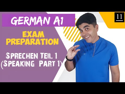 Goethe A1 speaking exam Part 1 | Goethe A1 exam modal papers