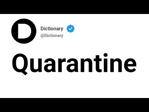 Quarantine Meaning In English