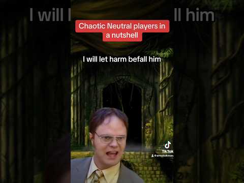 How To Play A Chaotic Neutral Character In Dungeons & Dragons | D&D Memes #shorts