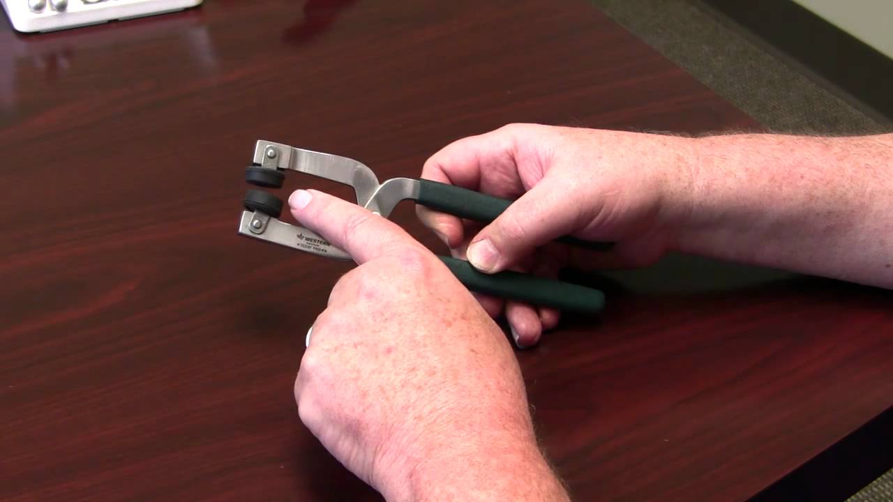 Western Optical Supply #2028V & F Lens Turning Plier