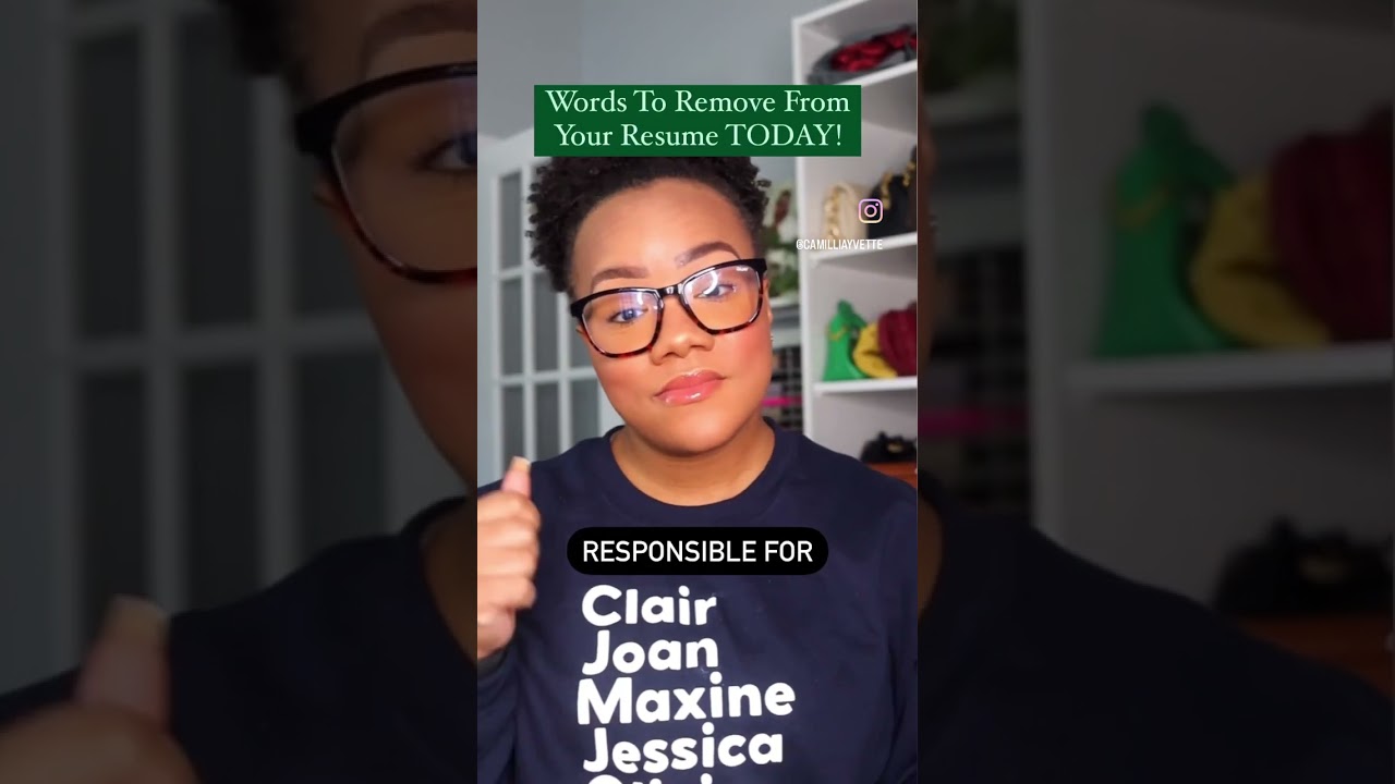 Take These Off Of Your Resume TODAY! #resumetips #resume