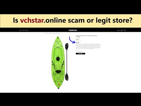 Vchstar reviews! Is vchstar.online scam or legit store with cheap kayaks, tools and other things?