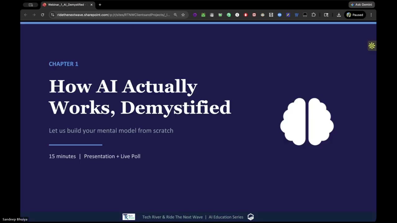 Webinar 1 AI Demystified — What It Means for Your Business