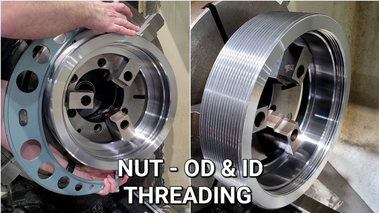 Nut | OD & ID Threading | CNC Lathe Machining