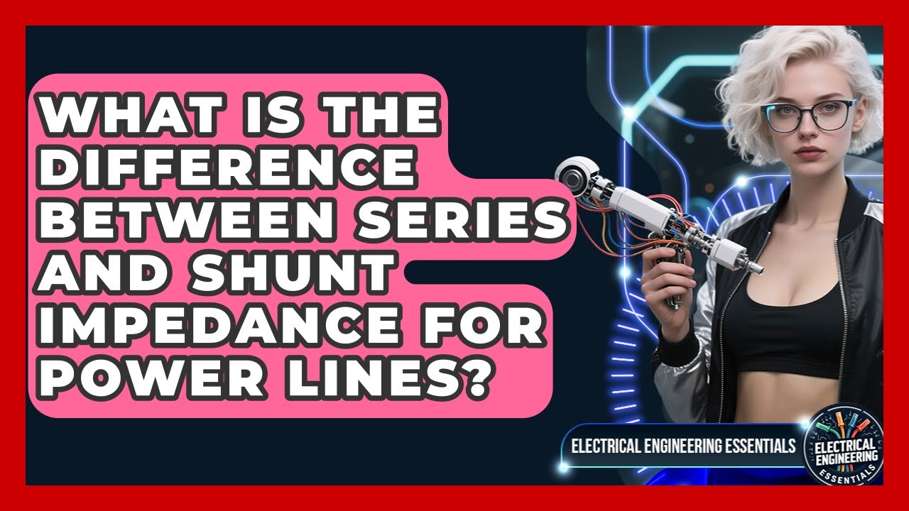 What Is The Difference Between Series And Shunt Impedance For Power Lines?