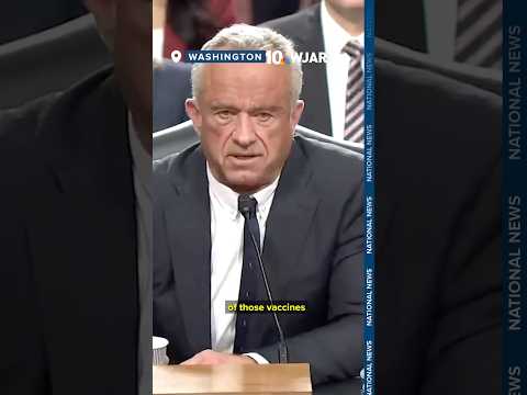 Robert F. Kennedy Jr. talks about vaccines at confirmation hearing