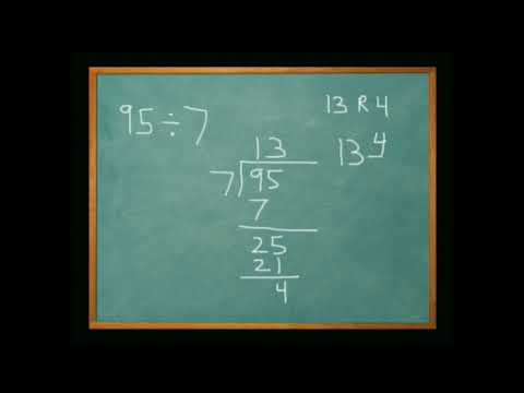 How to do perform Long Division