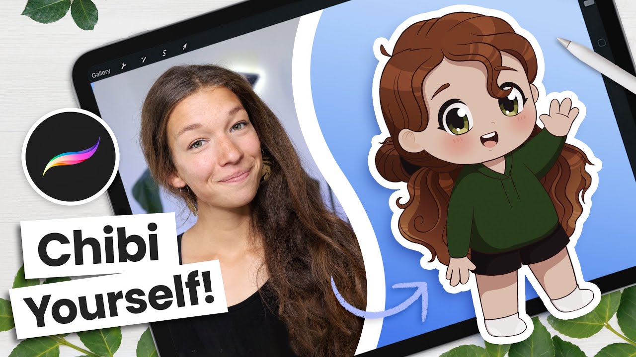 How to Chibi Yourself in Procreate ✏️ Step-by-Step Tutorial + Free Template