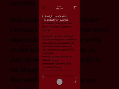 Heartless - Kanye West: Sped Up