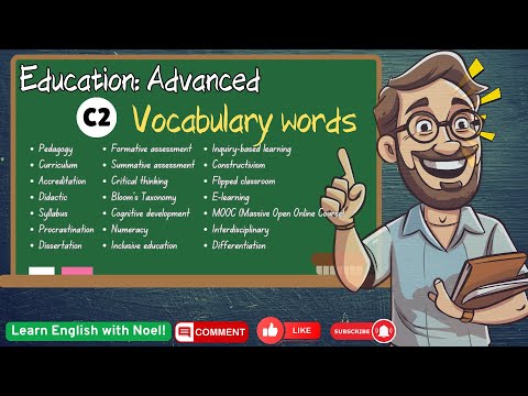 25 Advanced English Words About Education | Boost Your Academic Vocabulary!