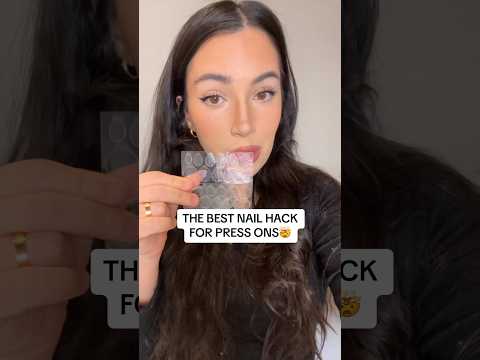 Try this next time you use press ons! #pressonnails #nails #nailhack #beauty #beautytips