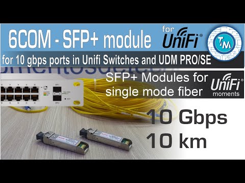 Another SFP+ Option for Unifi Swtches - 6com Module 10 Gbps - 10 km 1310 nm