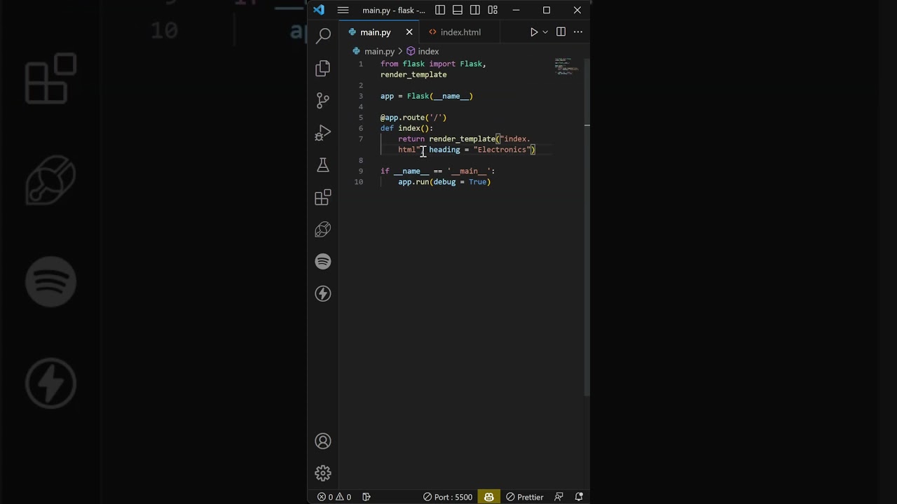 Jinja Basics | HTML | Speed Codes |  #learnpython #pythoncourse  #pythontutorial
