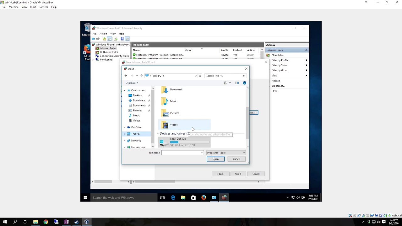 How To Set Custom Rules In Windows Firewall to Allow or Block Programs