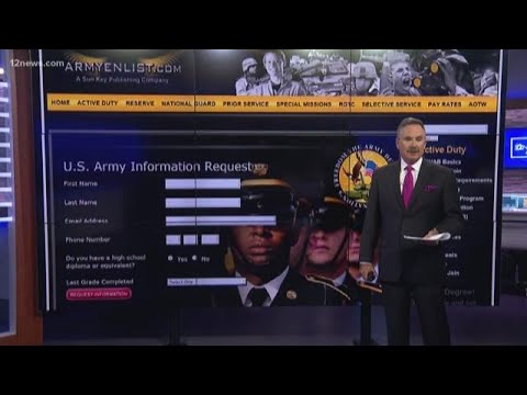 Fake website lured people interested in serving in military, stole data