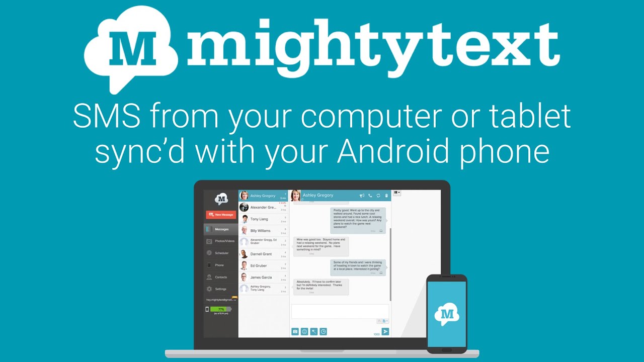 MightyText | SMS from Computer